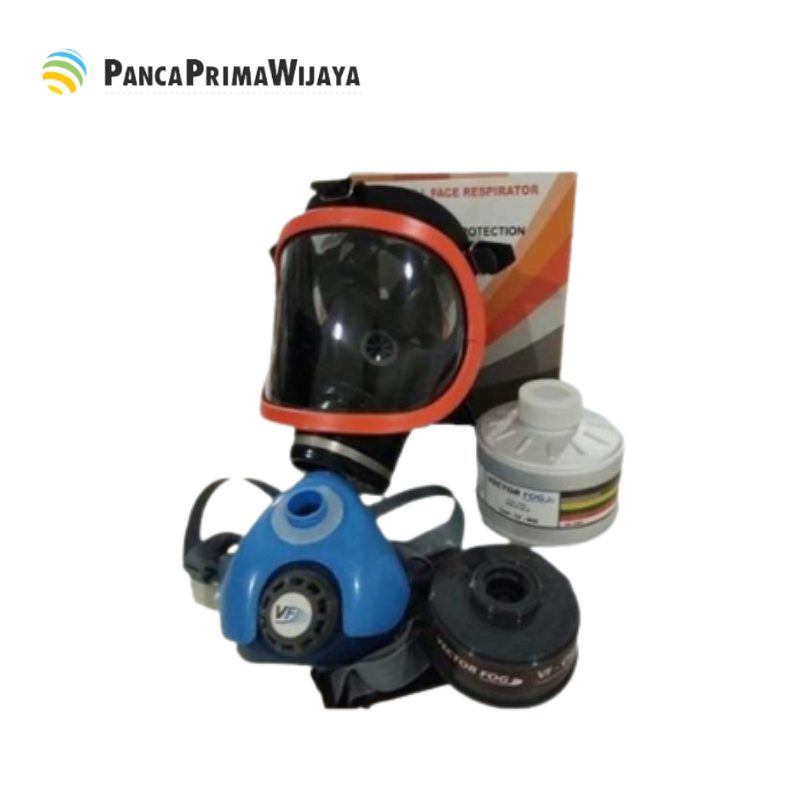 Masker Fumigasi (Full Face Mask) / Masker Pelindung Wajah